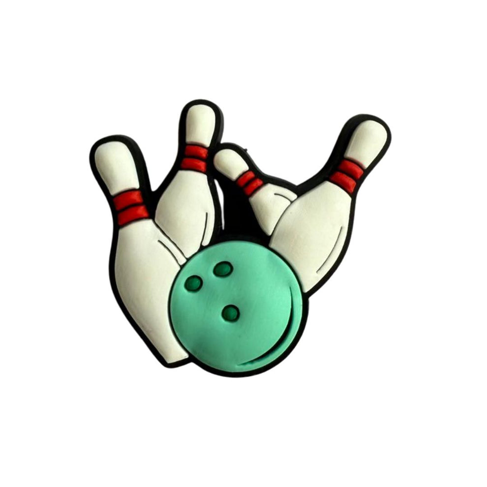 Mini Bowling Icon Rubber Patch – PIM l Move Strong